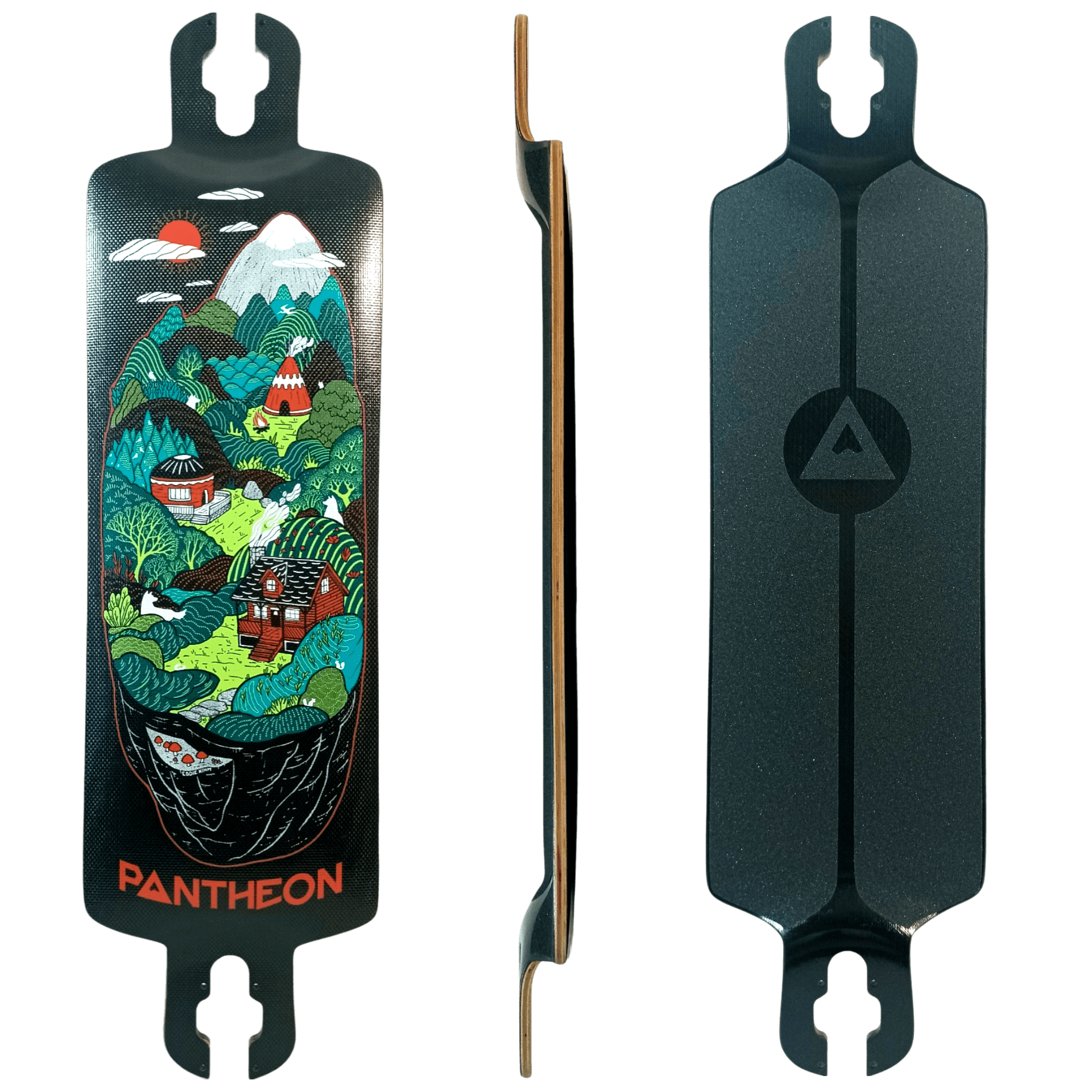 Pantheon Brand Button – Motion Boardshop
