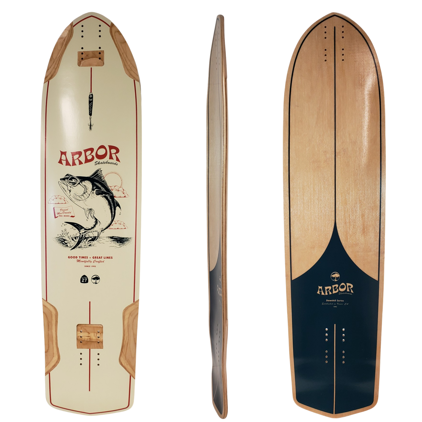 Arbor: Daniel MacDonald Pro Longboard Skateboard Deck – Motion Boardshop