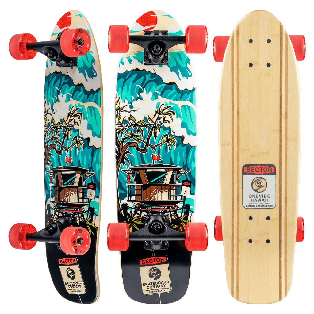 Sector 9: Bambino Shorebreak Longboard Skateboard Complete – Motion ...