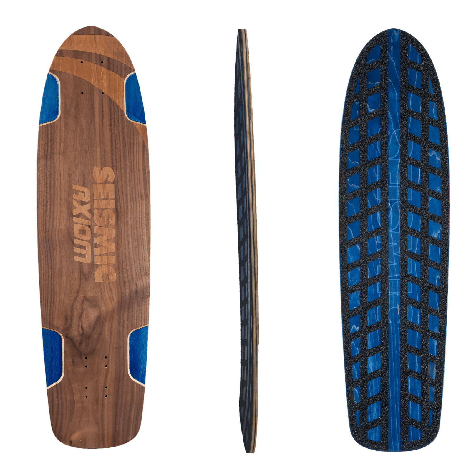 Seismic: Axiom Longboard Skateboard Deck – Motion Boardshop