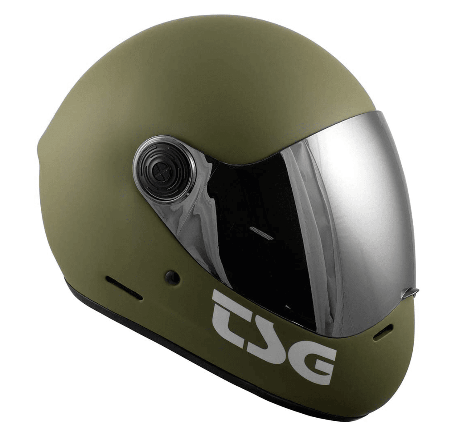 TSG: Pass Pro Full Face Helmet Matte Olive – Motion Boardshop